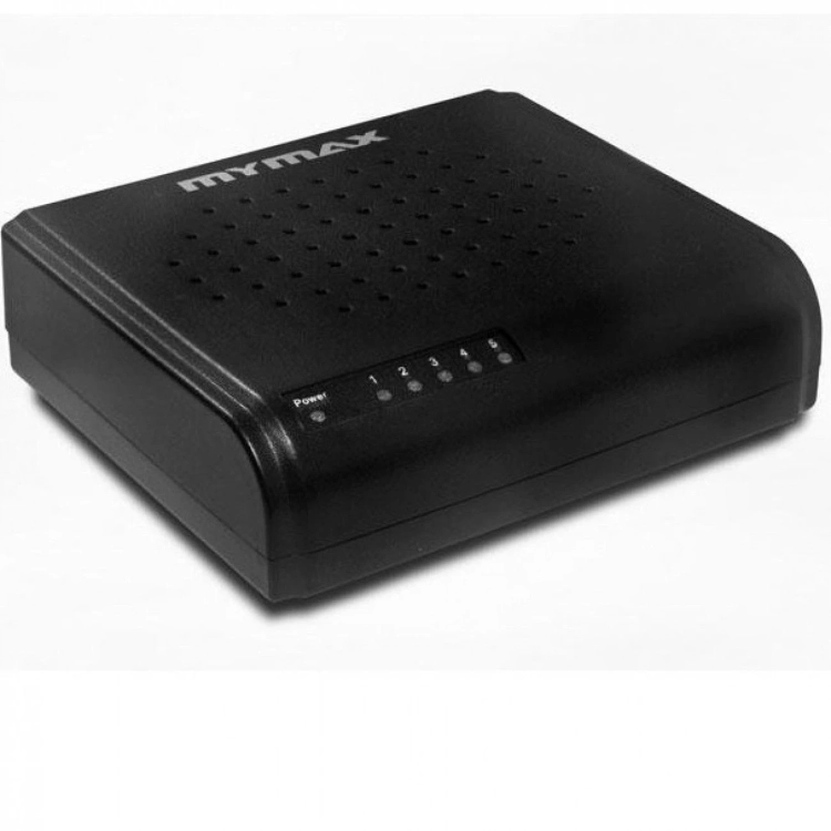 Microl : Switch 5 Portas Mymax Msw1/S1005d-bk Preto Bivolt
